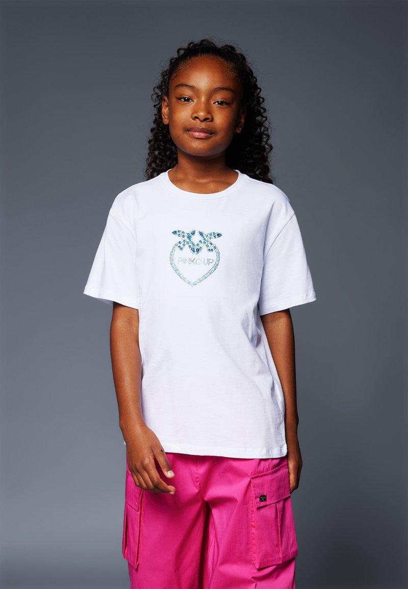 Pinko Up STRETCH GIRL - T-Shirt print - white/weiß - Zalando.de