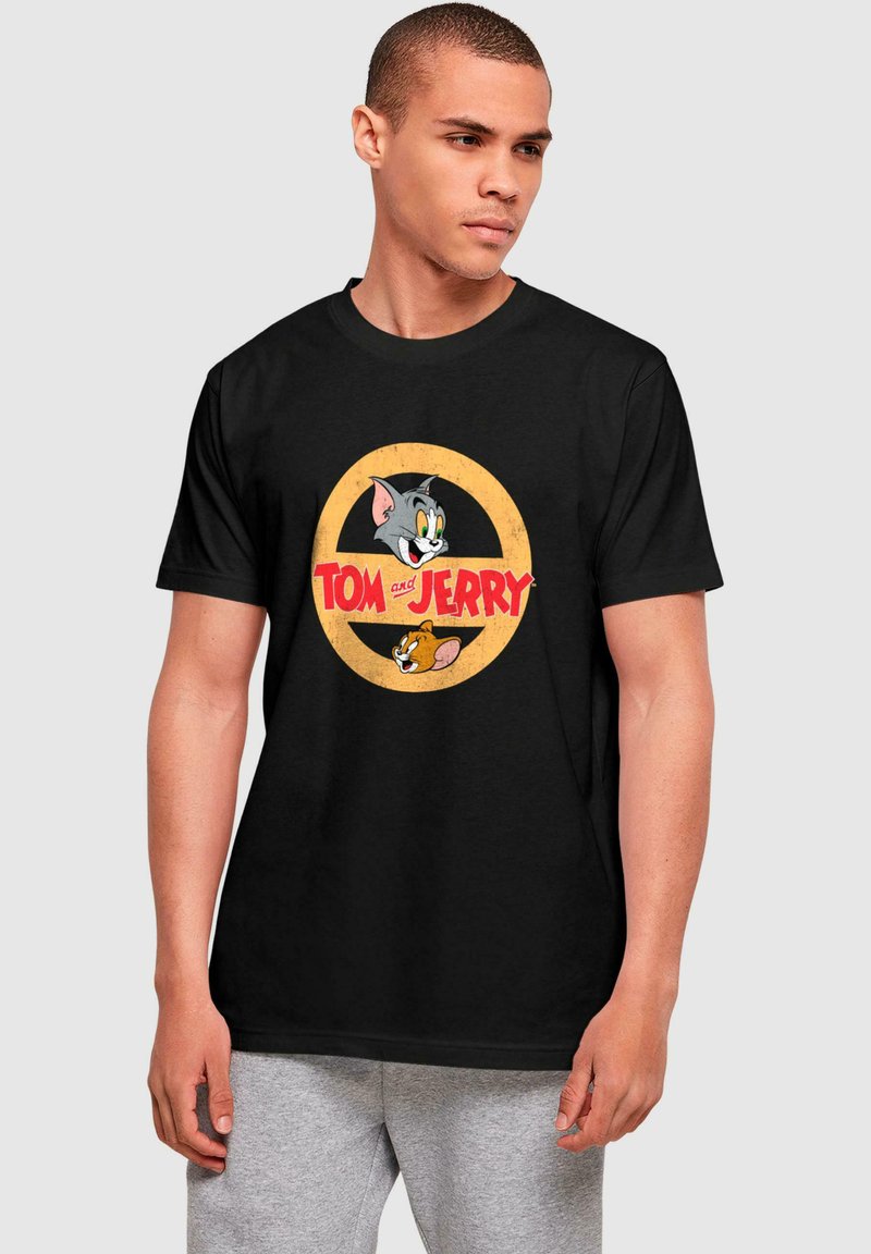 ABSOLUTE CULT TOM AND JERRY - CIRCLE ONE - T-Shirt print - black ...