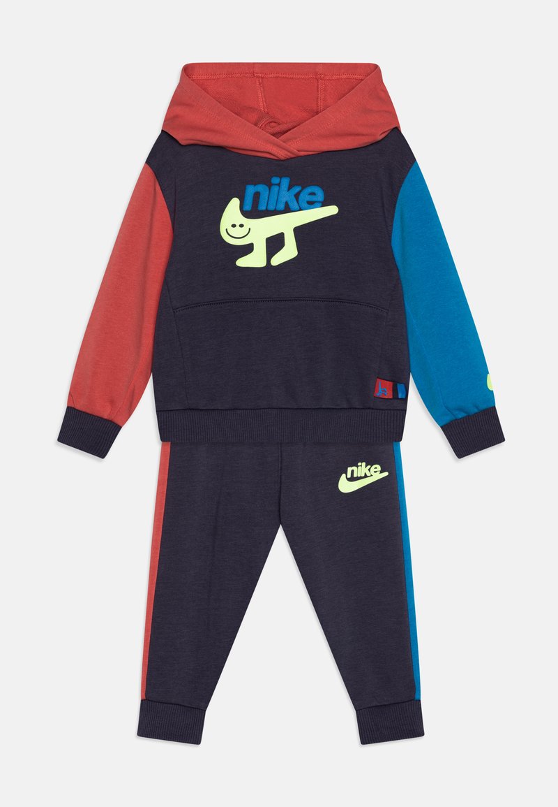 Nike Sportswear COLOR BLOCKED SET - Tracksuit - thunder blue/blue ...