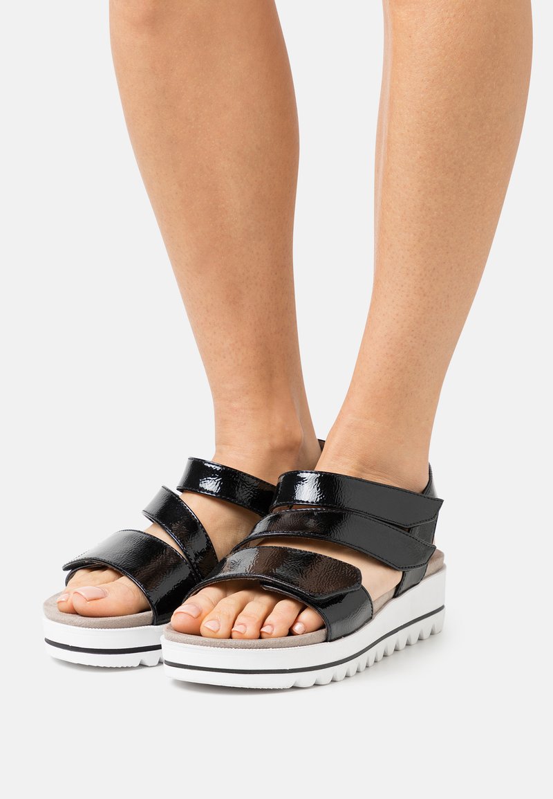 Jana Sandales à plateforme - black/noir - ZALANDO.FR