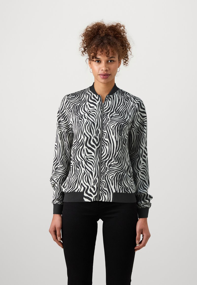 Vero Moda Tall VMCOCO - Bomber Jacket - snow white/black/white - Zalando.ie