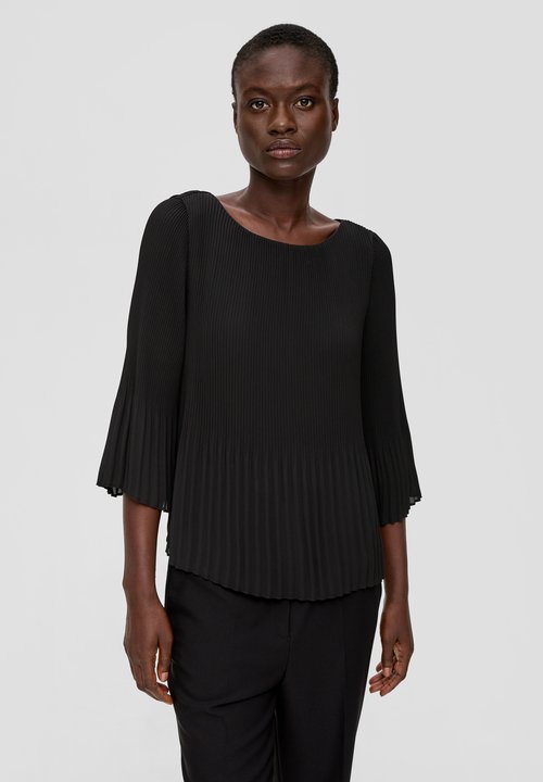 Esprit MIT BOGENKANTE - Blůza - black/černá - Zalando.cz