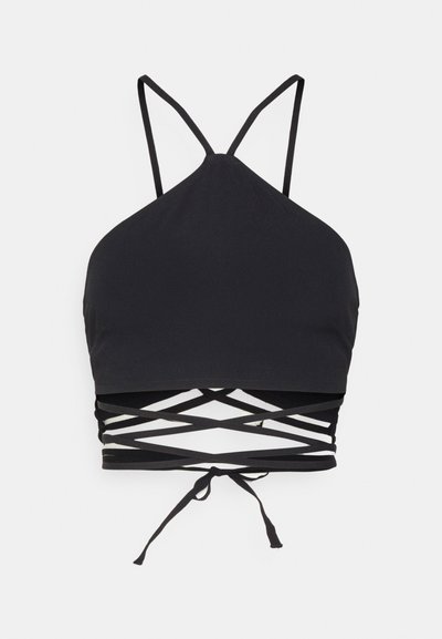 Urban Classics LADIES TRIANGLE TOP - Top - black/schwarz - Zalando.ch