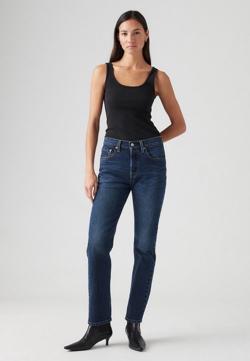 Levi's® 725™ HIGH RISE BOOTCUT - Jeans Bootcut - black denim - Zalando.dk