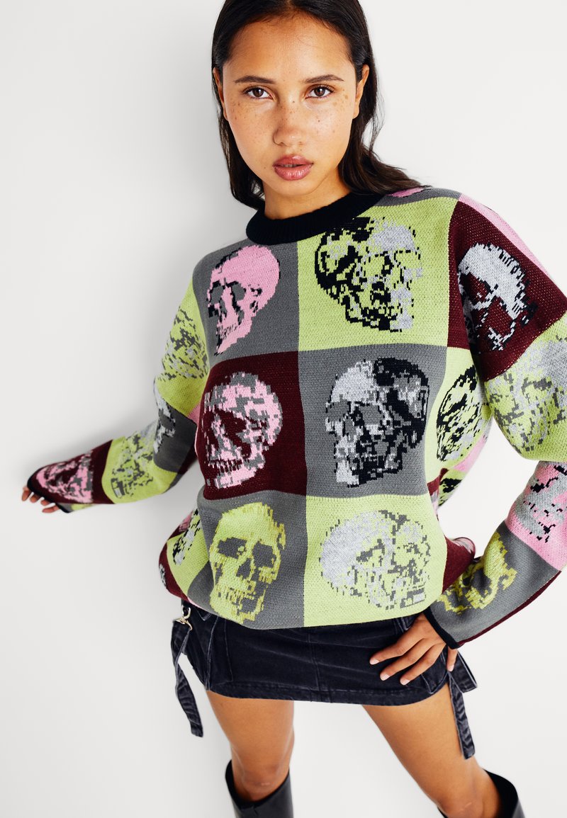 The Ragged Priest SKULL ICON - Strickpullover - multi/mehrfarbig ...