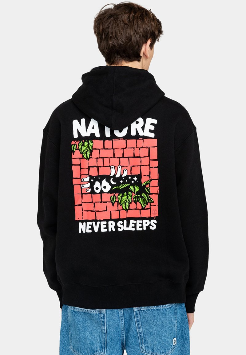 Element NEVER - Hoodie - black - Zalando.co.uk