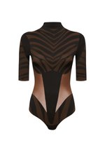 Wolford GCDS ANIMALIER - Body - coca black/rot-meliert - Zalando.at