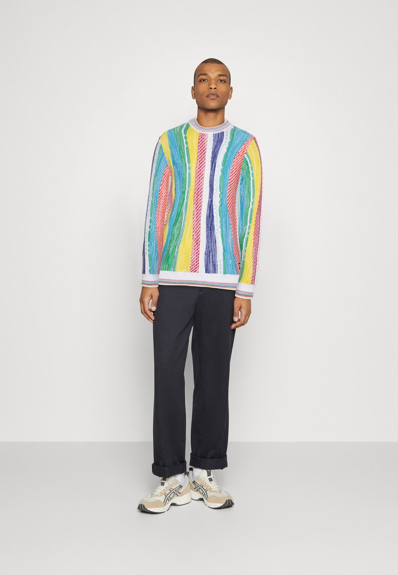 Carlo Colucci ROUNDNECK UNISEX - Jumper - offwhite/multi-coloured/multi ...