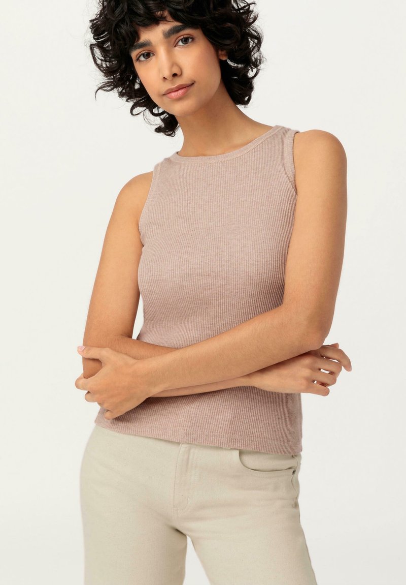 hessnatur Top - frappé/beige - Zalando.de