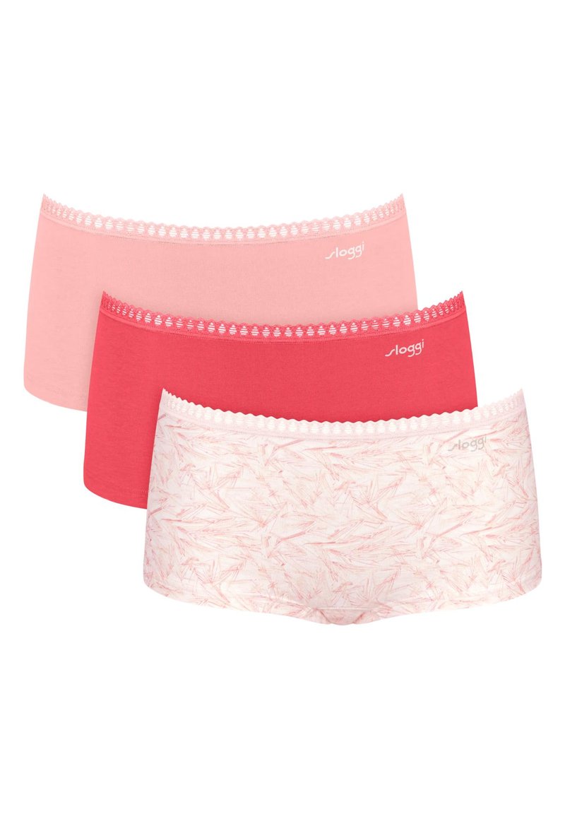 Sloggi 3 PACK - Boyshorts - red - light combination/red - Zalando