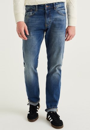 WE Fashion RIDGE - Jeans Slim Fit - blue/dunkelblau - Zalando.de
