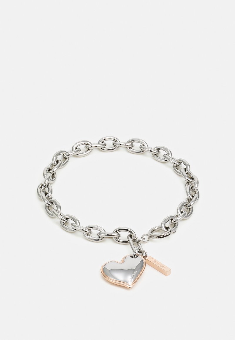 Calvin Klein HEART BRACELET - Pulsera - silver-coloured/plateado ...