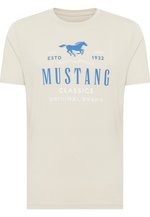 Mustang Triko s potiskem - braun/béžová - Zalando.cz