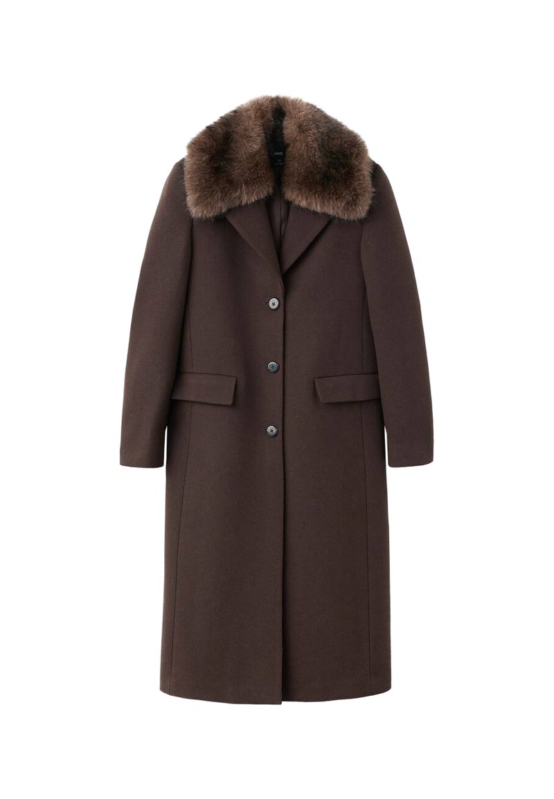 Mango Klasický kabát - schokolade/hnědá - Zalando.cz