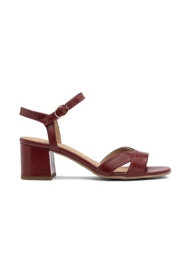 RYŁKO - Sandały/bordowy melanż - Zalando.pl