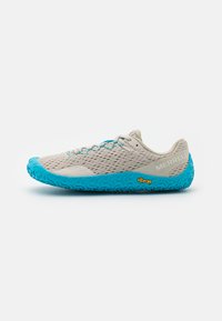 Merrell VAPOR GLOVE 6 - Laufschuh Natural running - white/light blue ...