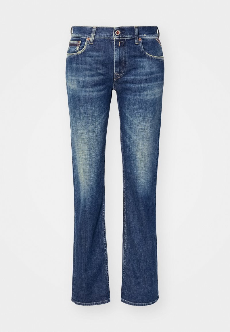 Replay AKEME PANTS - Vaqueros rectos - dark blue/azul oscuro - Zalando.es
