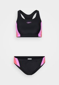 Speedo COLORBLOCK SPLICE TWO PIECE - Bikini - neon violet/framboise ...