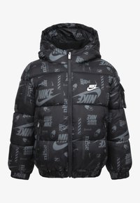 Nike Sportswear LOGO PUFFER JACKET - Ziemas jaka - black/melns - Zalando.lv
