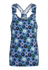 4funkyflavours CHERISH THE DAY WITH FLOWER PATTERN - Top - blue/blau ...