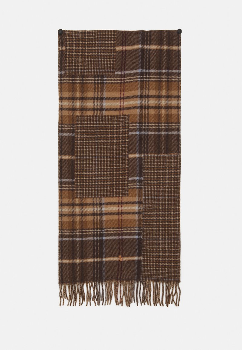 Polo Ralph Lauren PATCHWORK SCARF - Scarf - brown/multi-coloured/brown ...