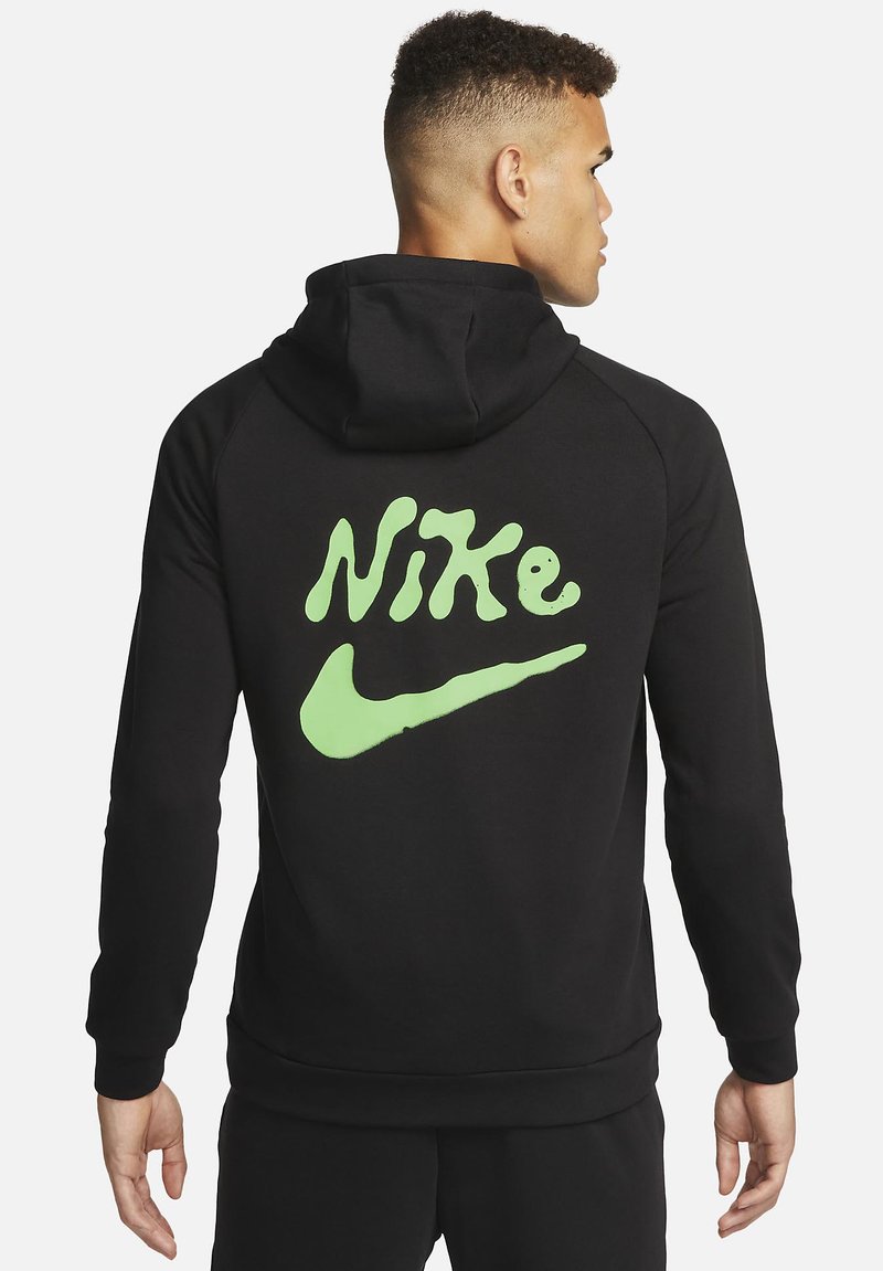 Nike Performance FITNESS DRI-FIT STUDIO 7 - Felpa con cappuccio - black ...
