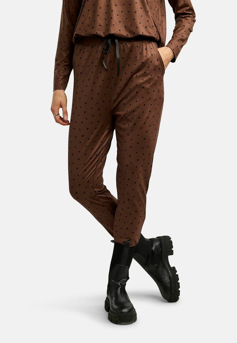 Liberté Essentiel Pantaloni - brown black heart/maro - Zalando.ro