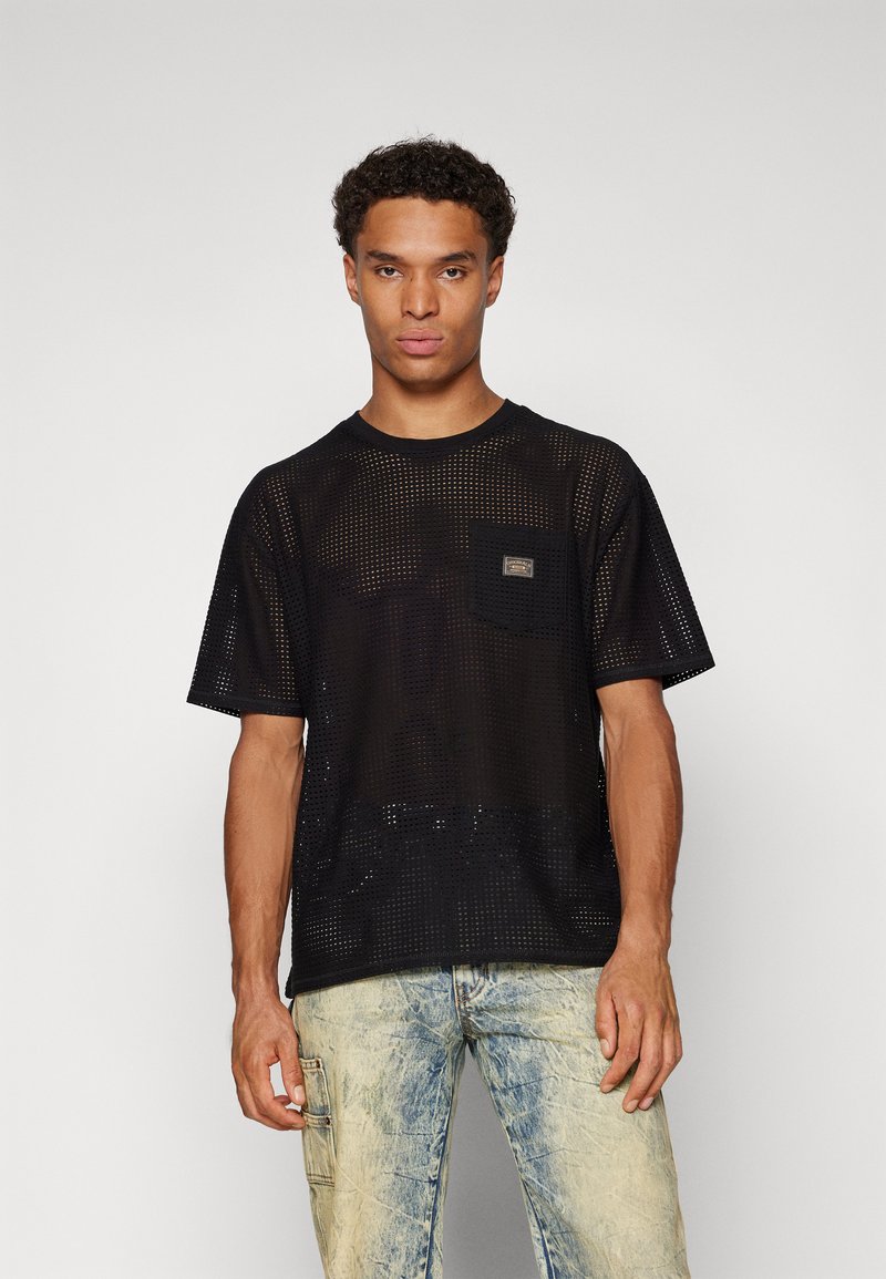 Guess Originals GO TEE - T-shirt basic - jet black/zwart - Zalando.nl