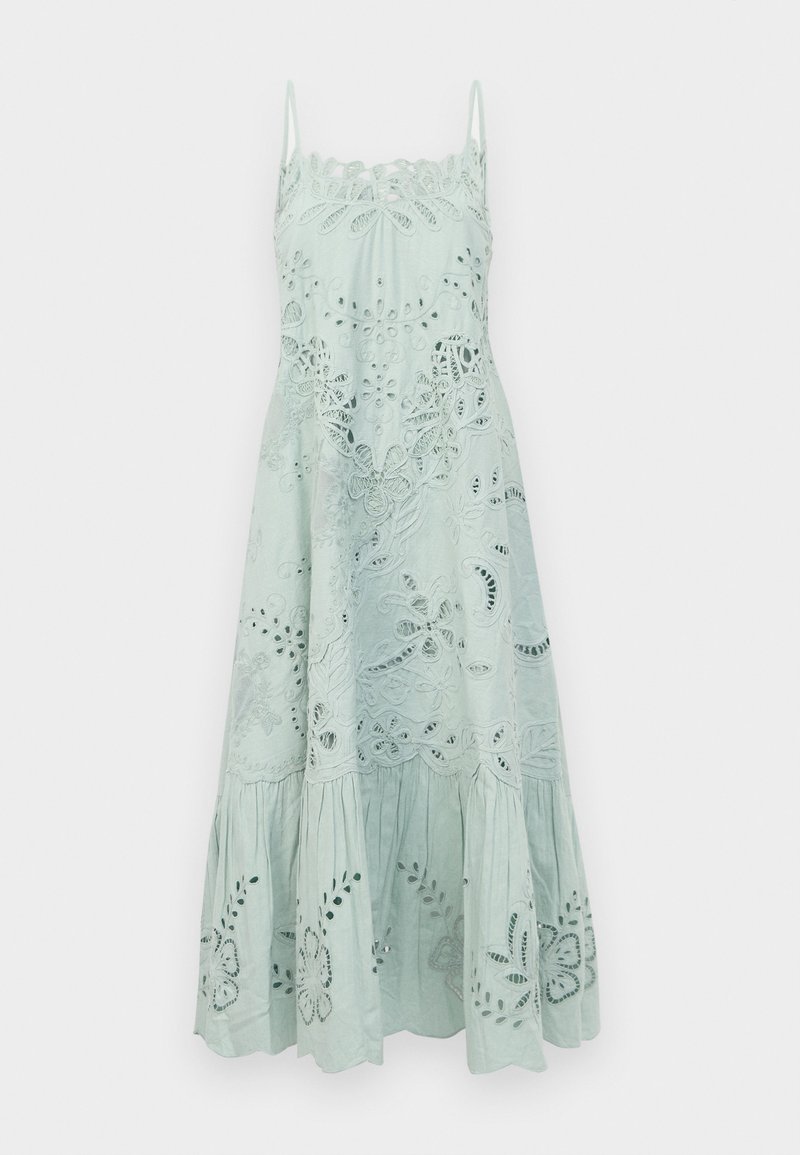 Sea IYLA SOUTACHE SLIP MIDI DRESS - Vardagsklänning - blue/ljusblå ...