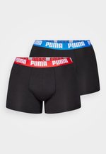 Puma MEN EVERYDAY BASIC 2 PACK - Underbukse - black/blue/red/svart ...