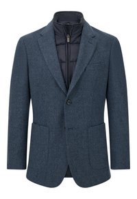 Boggi Milano MICRO FANCY REMOVABLE BIB BLAZER - Blazer jacket - navy ...