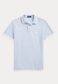 Polo Ralph Lauren CUSTOM SLIM FIT STRETCH MESH POLO SHIRT - Poloshirt - vessel blue/white/blauw ...
