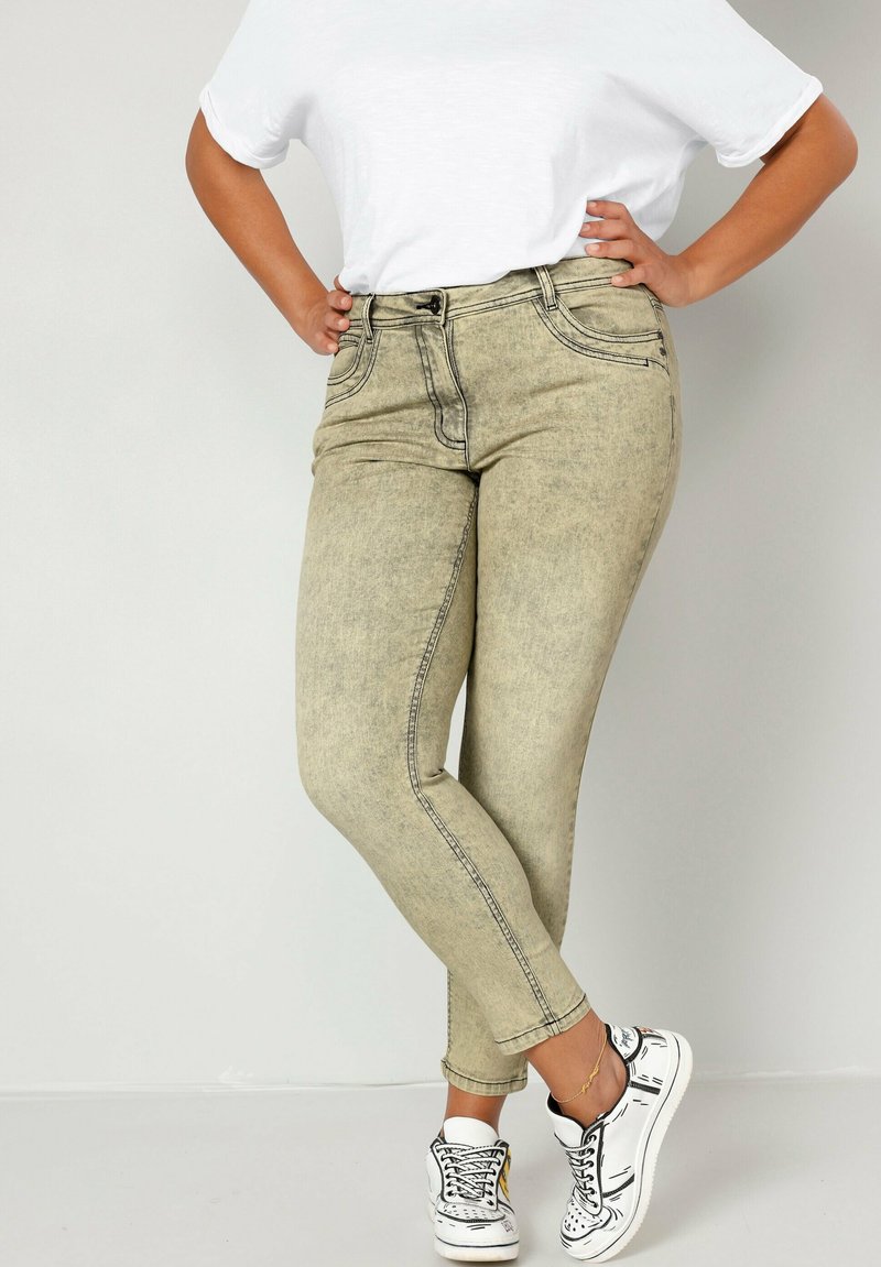 Angel of Style Jeans Skinny Fit - green/donkergroen - Zalando.nl