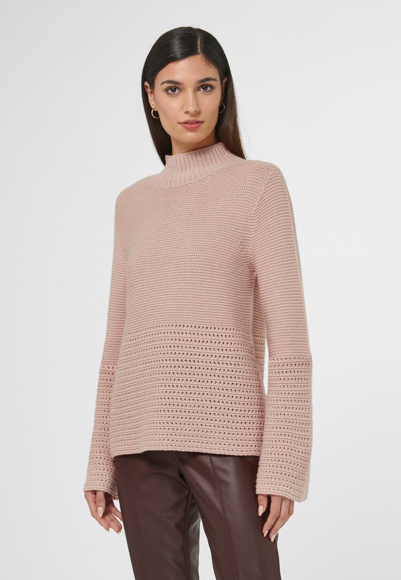 MADELEINE MIT AJOUR-AKZENTEN - Jumper - zartrosa/light pink - Zalando