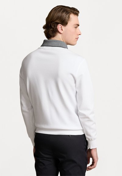 Polo Ralph Lauren LONG SLEEVE - Sweatshirt - ceramic white/blanc ...