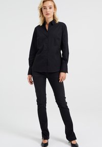 WE Fashion Hemdbluse - black/schwarz - Zalando.de