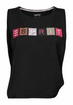 Esprit Sports TANK MIT LOGO - Top - black/schwarz - Zalando.ch
