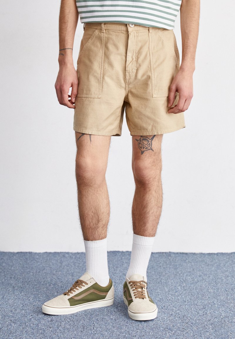 Stan Ray INSEAM - Shorts - khaki sateen/sort - Zalando.dk