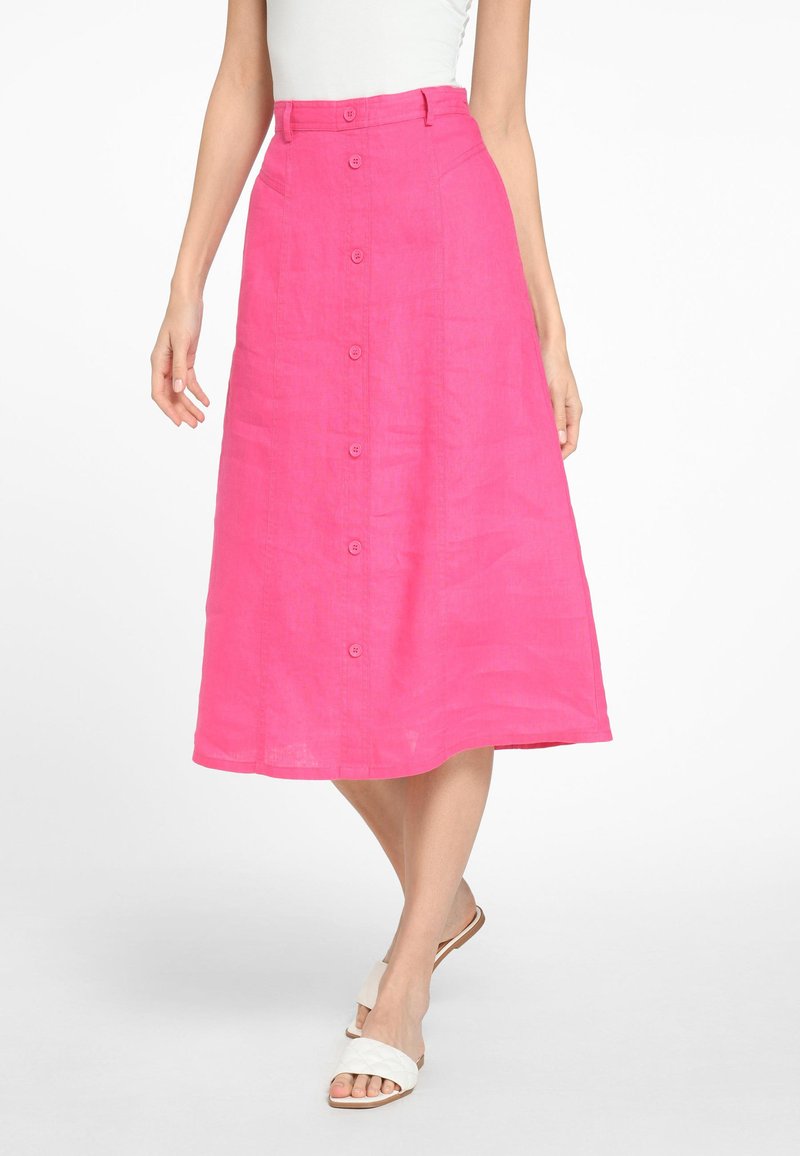 PETER HAHN A-lijn rok - fuchsia/donkerroze - Zalando.nl