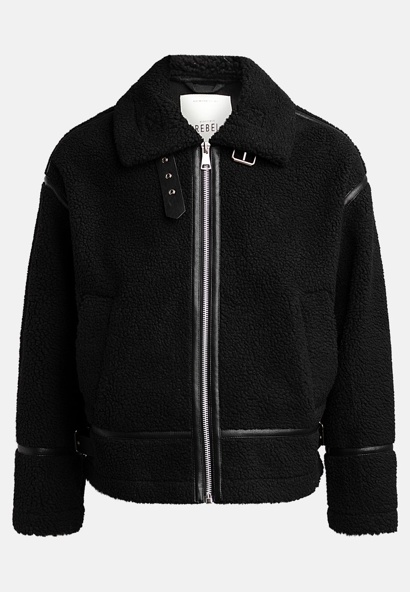 Redefined Rebel JACKET BOXY FIT - Giacca in pile - black/nero - Zalando.it