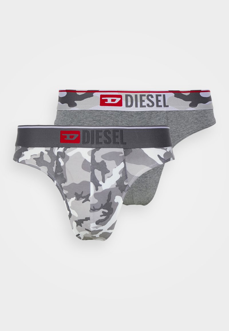 Diesel STRING 2 PACK - Alushousut - grey/harmaa - Zalando.fi