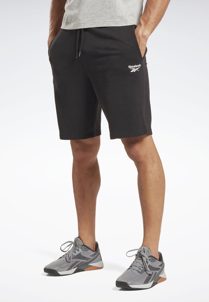 Reebok IDENTITY SMALL LOGO SHORT - Pantaloncini sportivi - black/nero ...