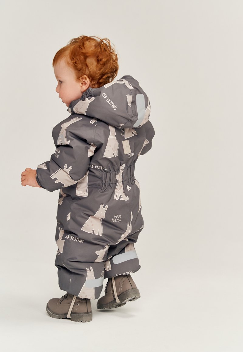 Leokid SNOWSUITS HERO - Snowsuit - old friends gray/grey - Zalando
