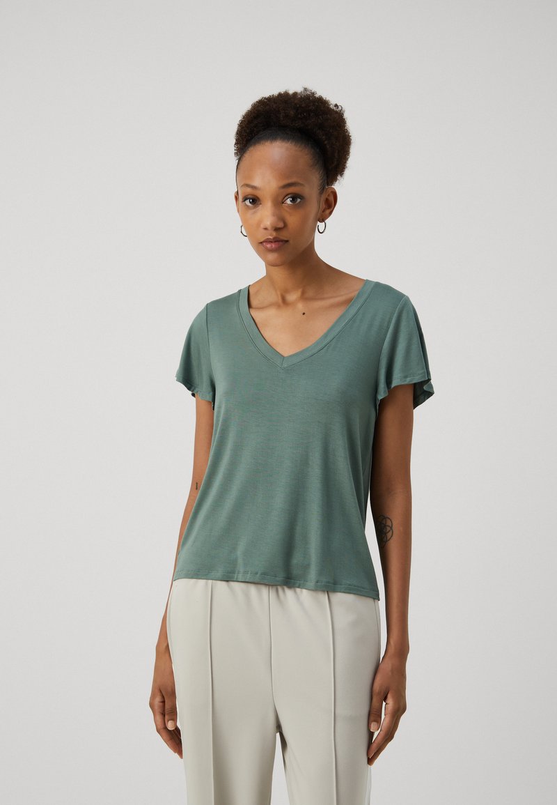 GAP LUXE FLUTTER - Basic T-shirt - laurel wreath/olive - Zalando.co.uk