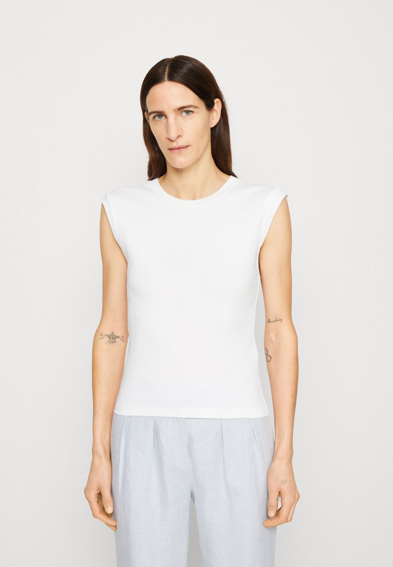 Esprit NEW SHAPE - T-shirts basic - white/hvid - Zalando.dk