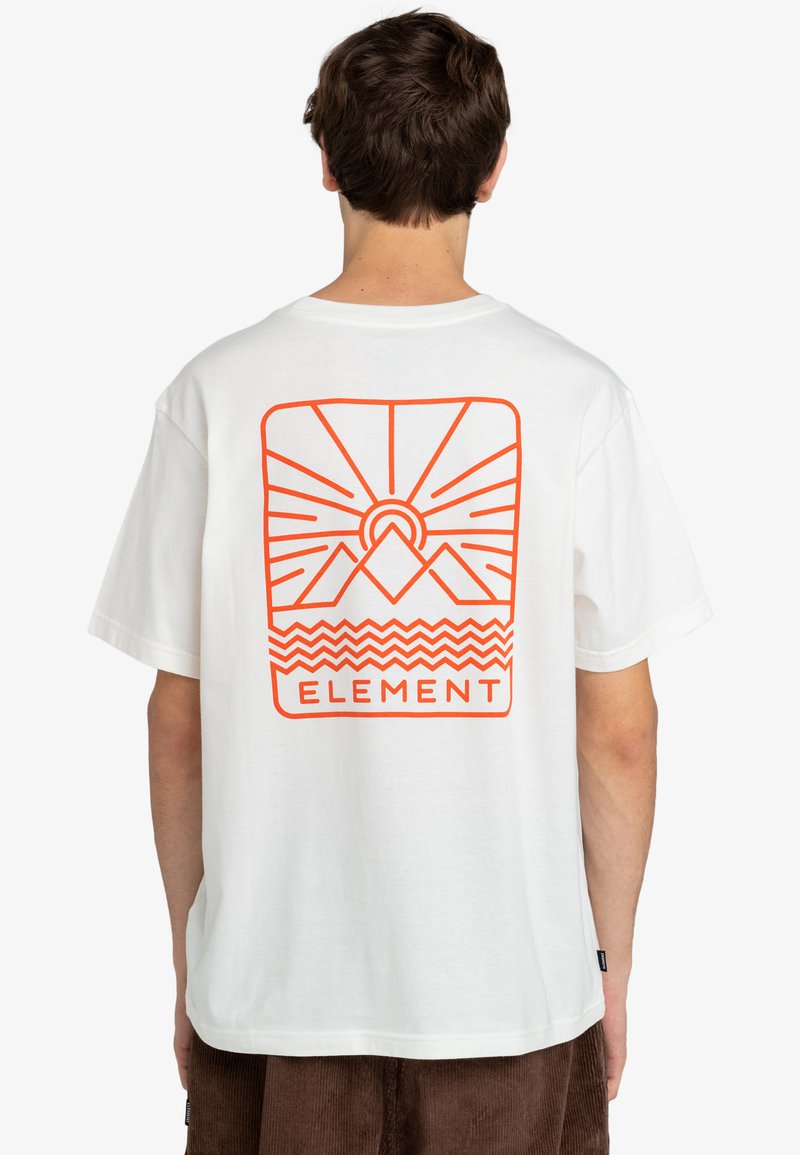 Element WAVE - T-shirt imprimé - white/blanc - ZALANDO.FR