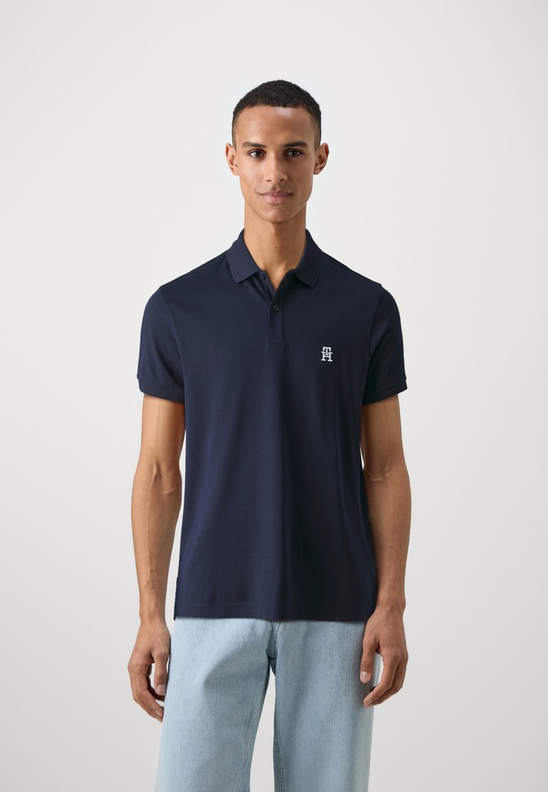 Tommy Hilfiger IMD INTERLOCK REG POLO - Polo shirt - marine/dark blue ...
