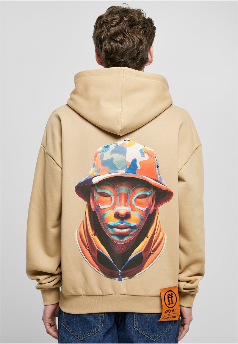 Forgotten Faces CAMOUFLAGE ULTRA HEAVY ON BOX - Felpa con cappuccio - unionbeige/beige - Zalando.it
