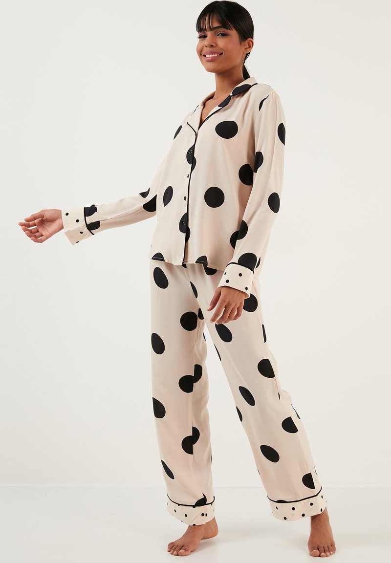 LELA REGULAR FIT - Pyjama set - beige - Zalando.ie