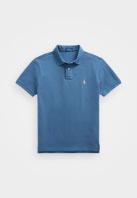 Polo Ralph Lauren CUSTOM SLIM FIT MESH POLO SHIRT - Poloshirt - clancy blue/donkerblauw - Zalando.nl